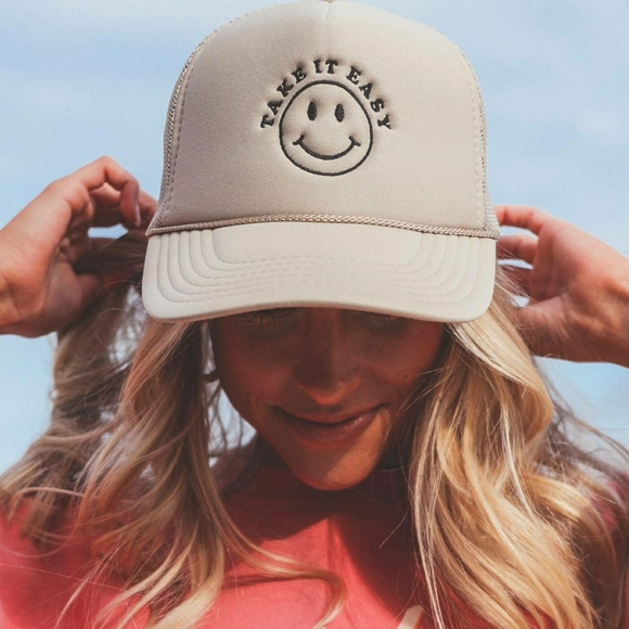Kooky's Kloset | Accessories | Selling Fasttake It Easy Trucker Hat ...